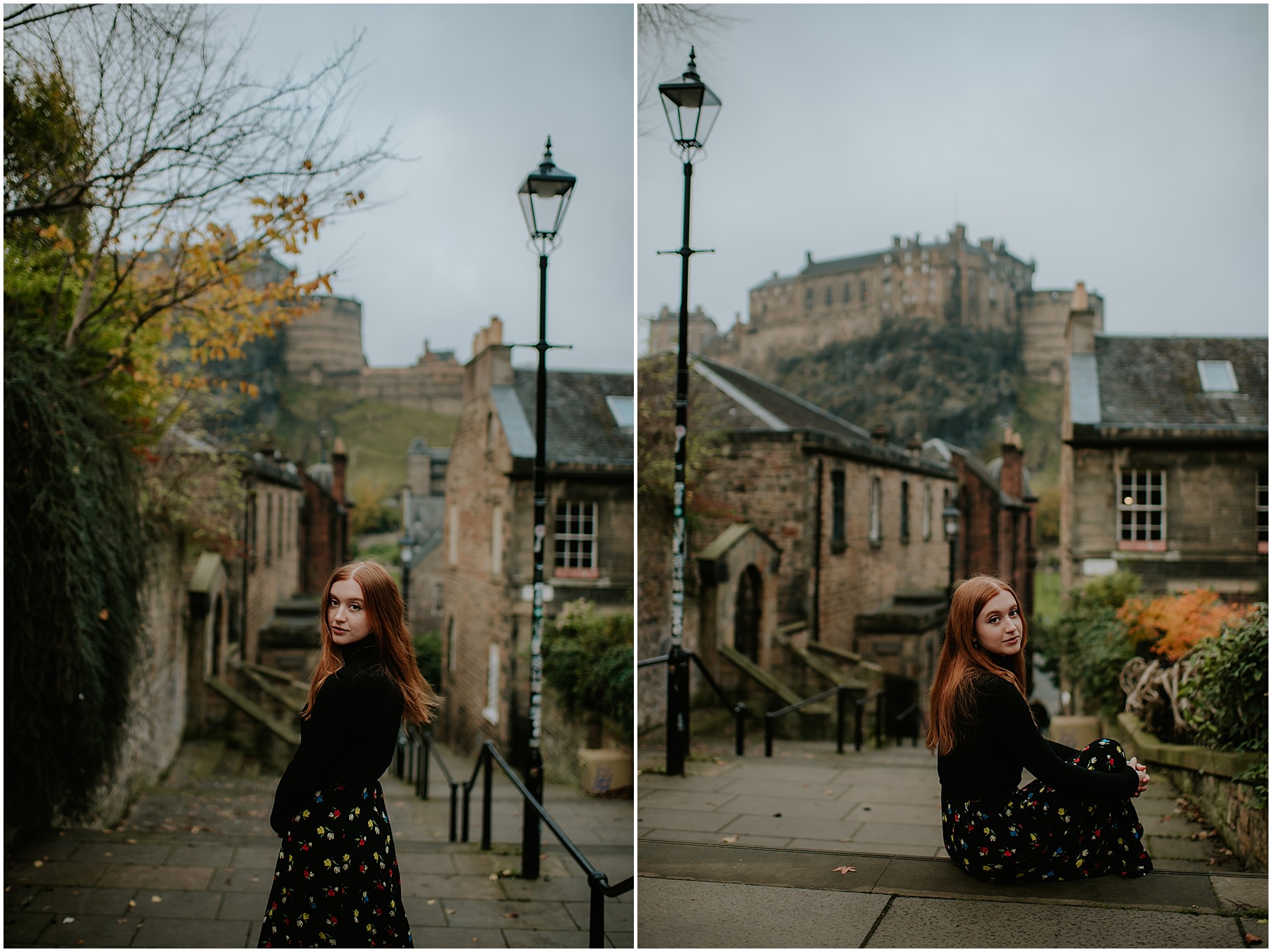 Edinburgh autumn portrait photoshoot | Scotland portrait photographer ...