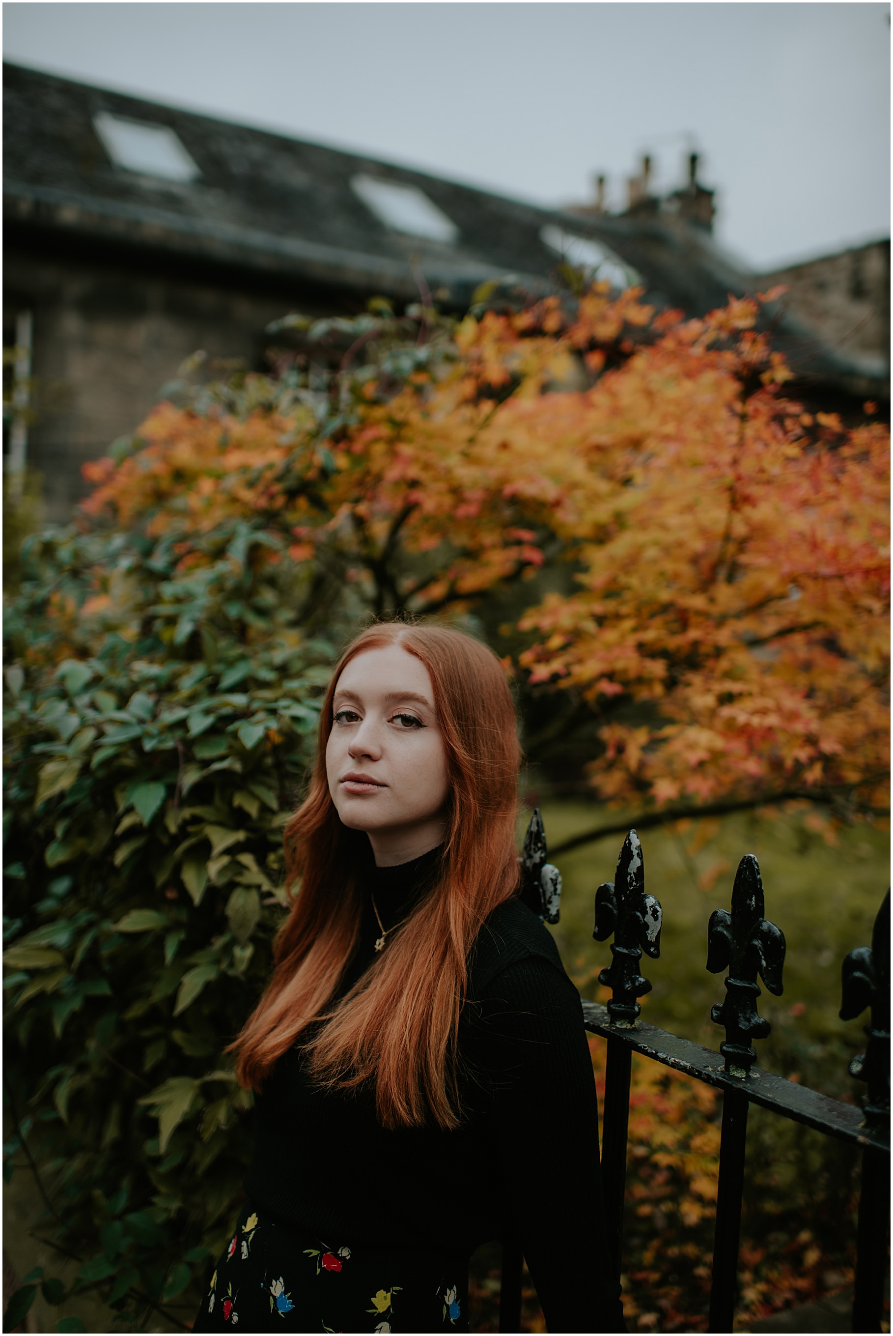 Edinburgh autumn portrait photoshoot | Scotland portrait photographer ...