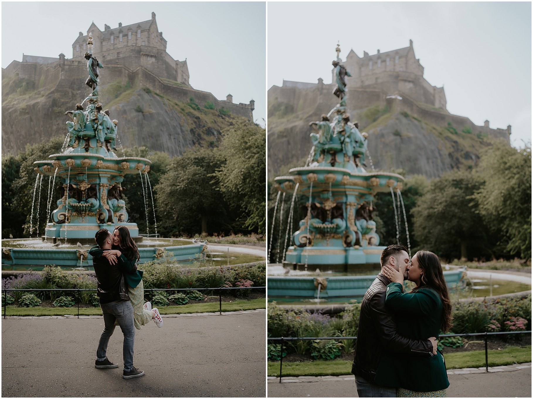 Edinburgh proposal photographer - Edinburgh surprise proposal at Ross ...