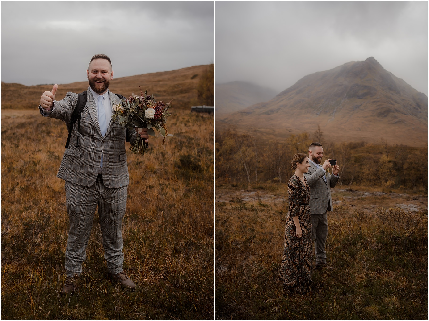 Intimate wedding for two in Glen Etive in Scotland | Natalia Swiader ...